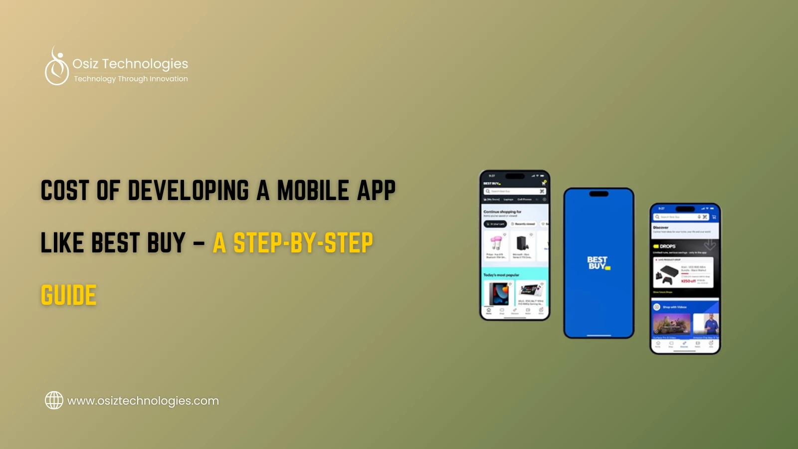 How Much Does It Cost to Build a Mobile App Like Best Buy? | Osiz
